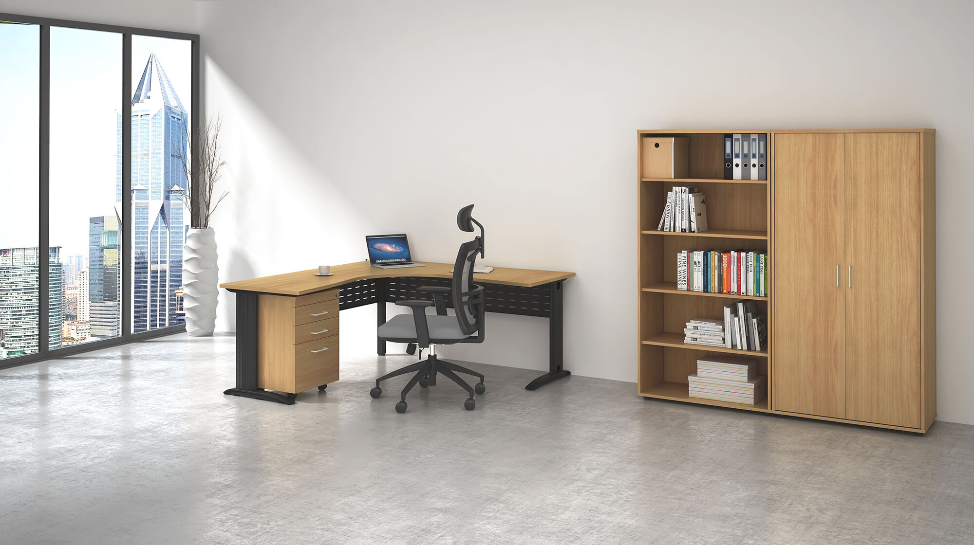 Straight Front Desk | Absoe