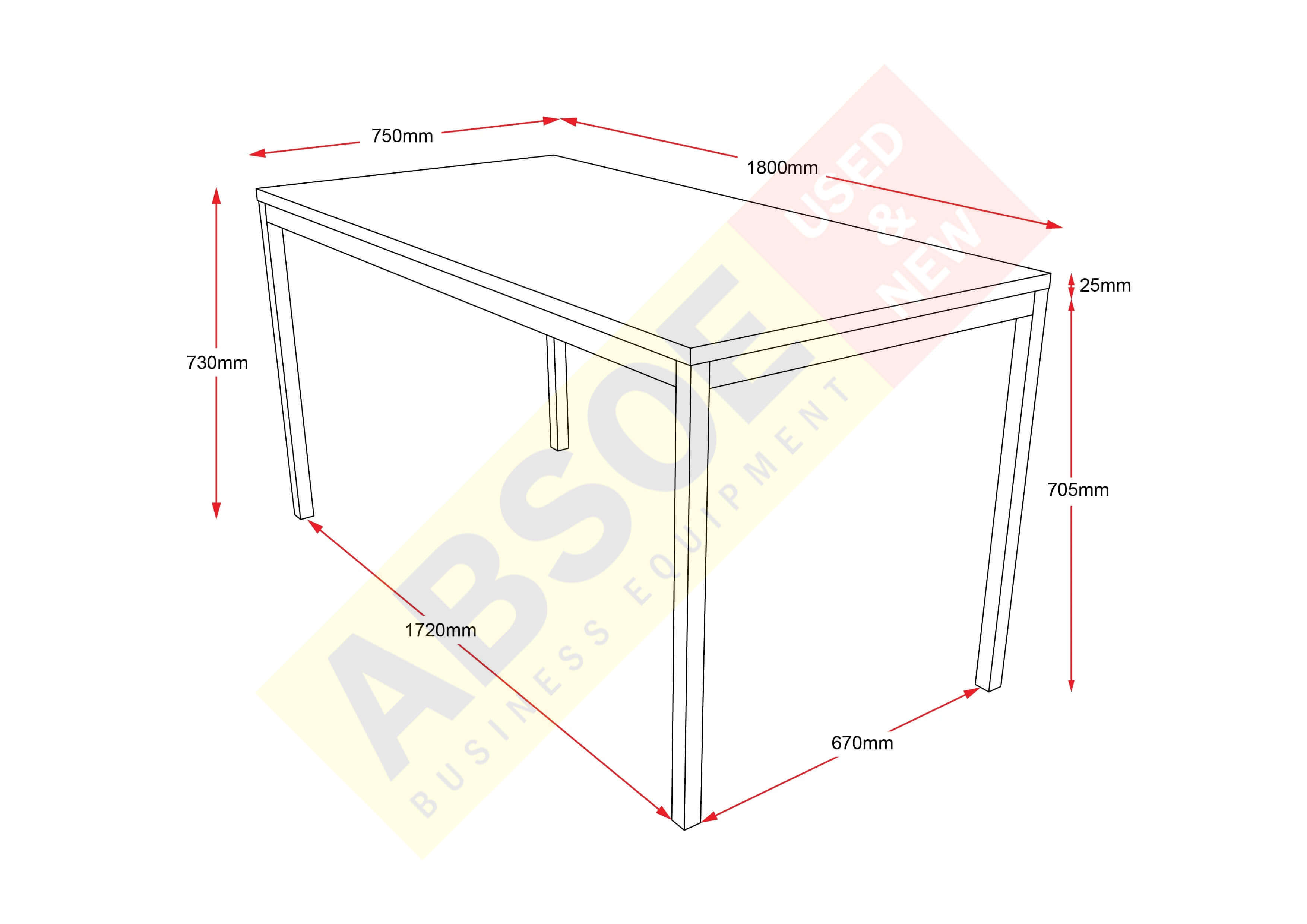 Steel Frame Table | Absoe