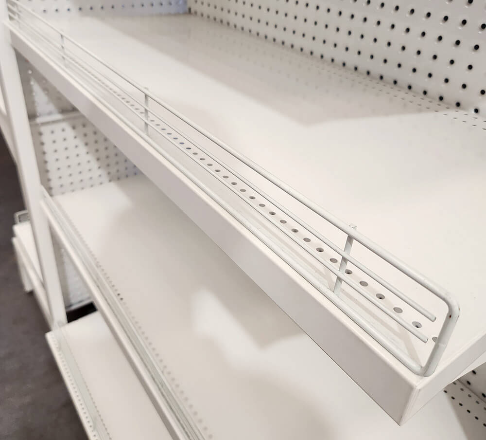 Supermarket Shelving Wire Front Fence | Absoe