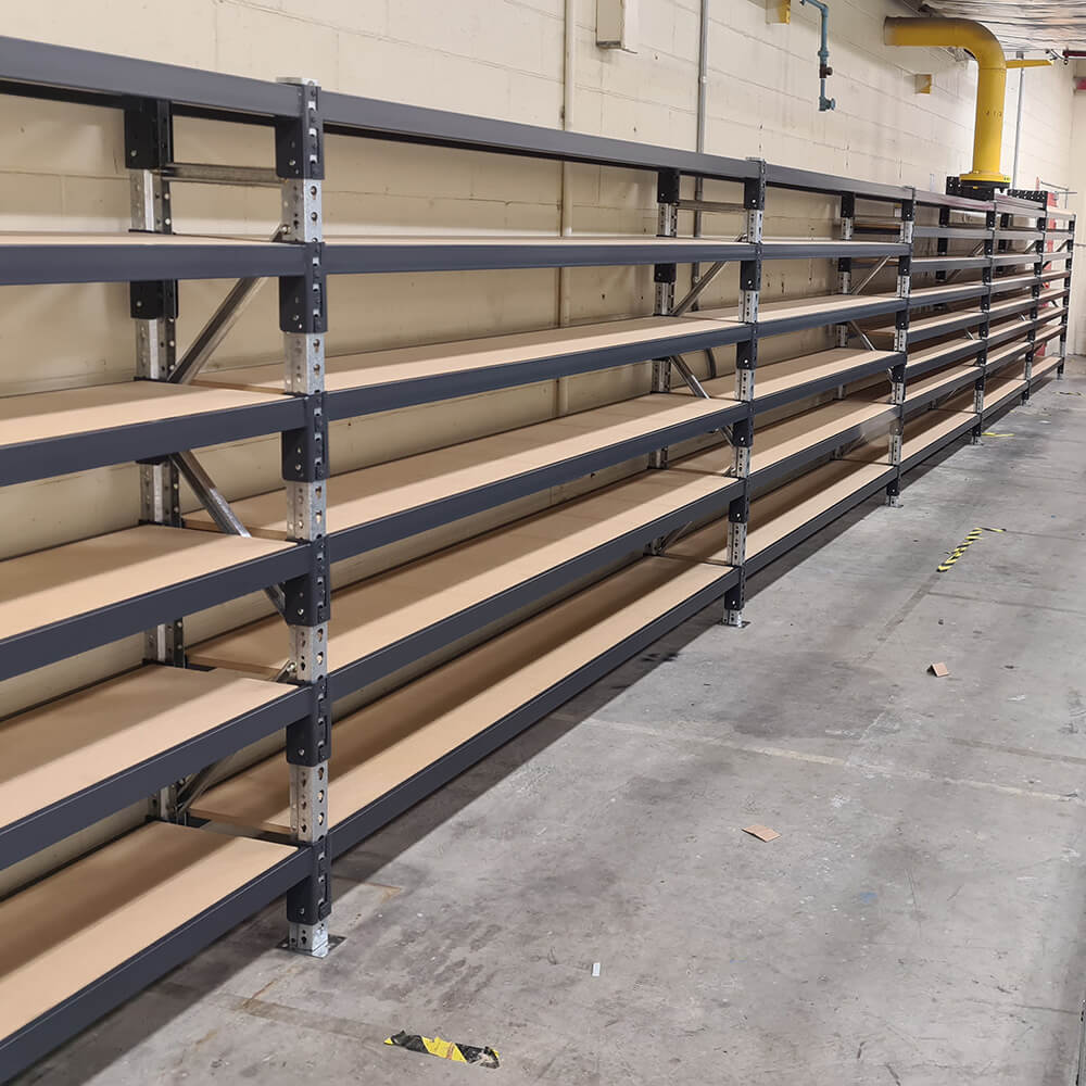 SPACERACK TL50 Longspan Shelving Bays - Particle Board Shelves | Absoe
