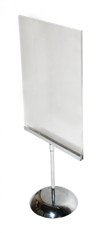 A4 Sign Holder with Counter Base | Absoe