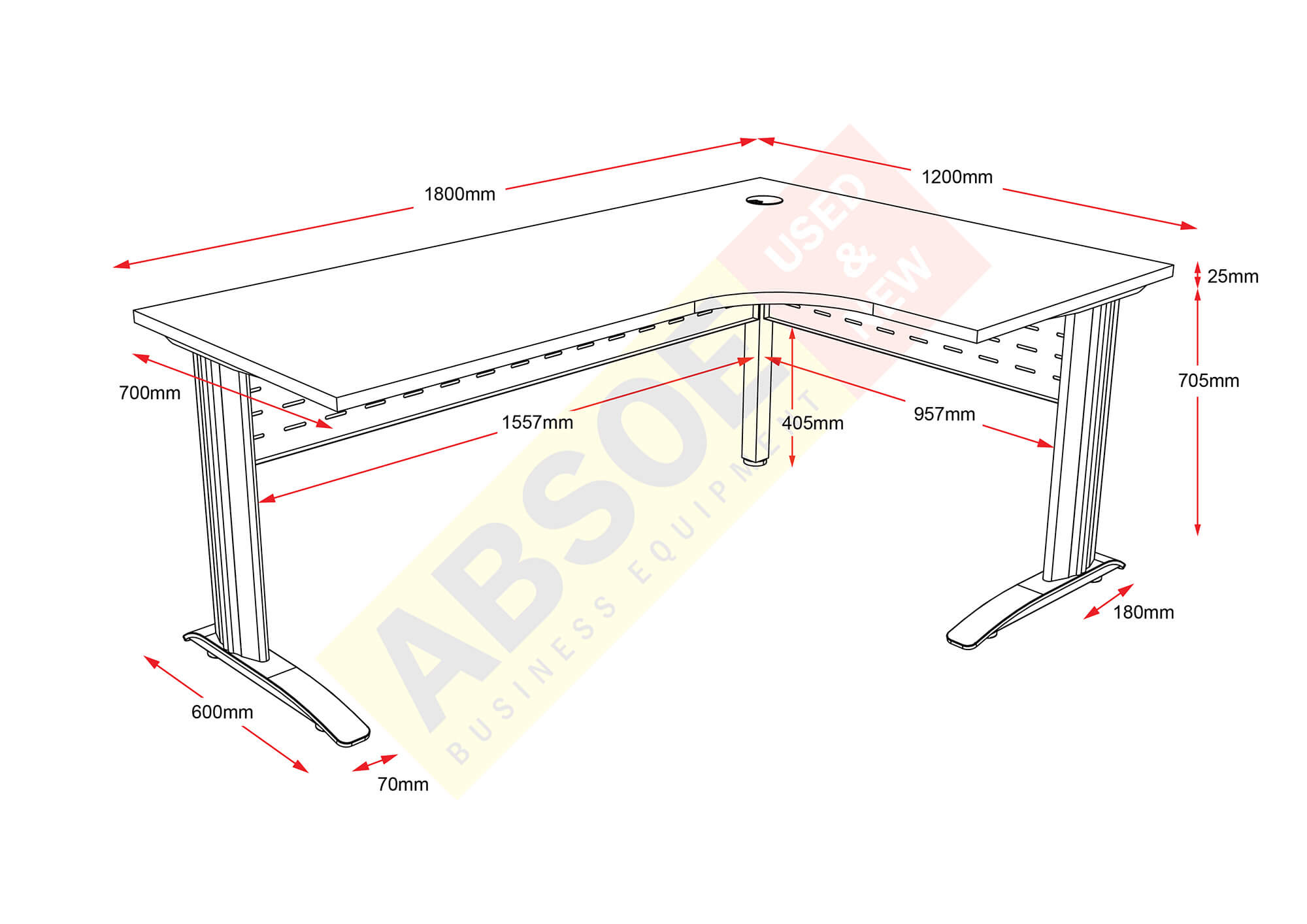 Corner Workstation | Absoe