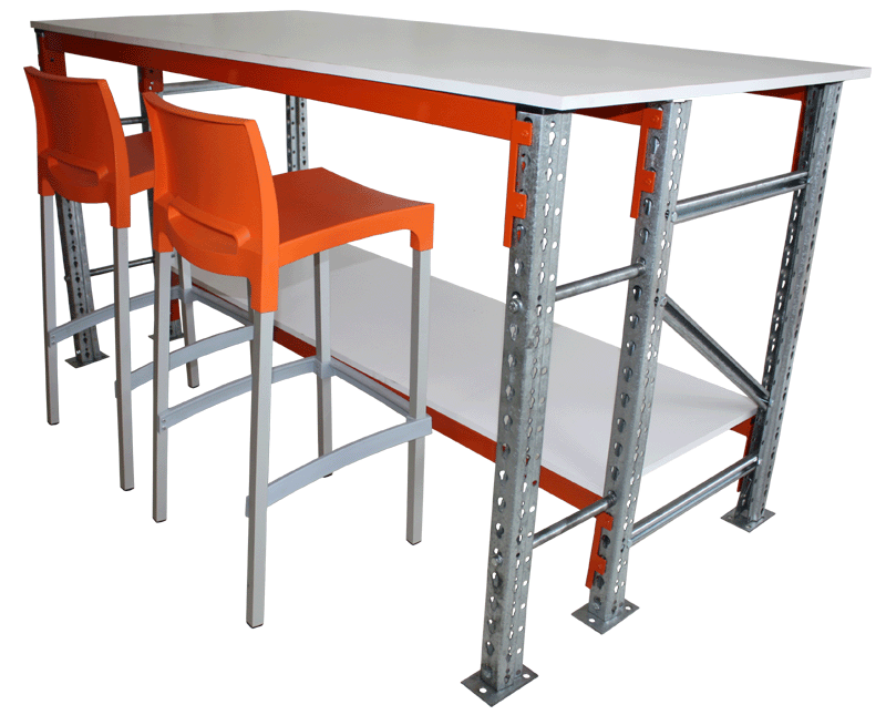 Recycled Pallet Workbench Racks