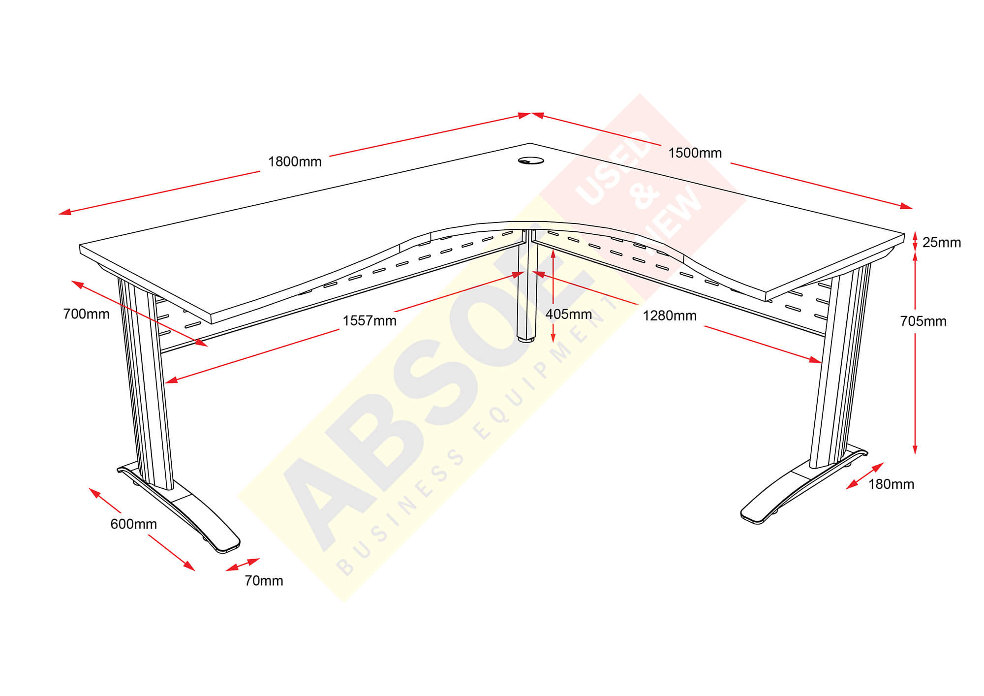 Corner Workstation | Absoe
