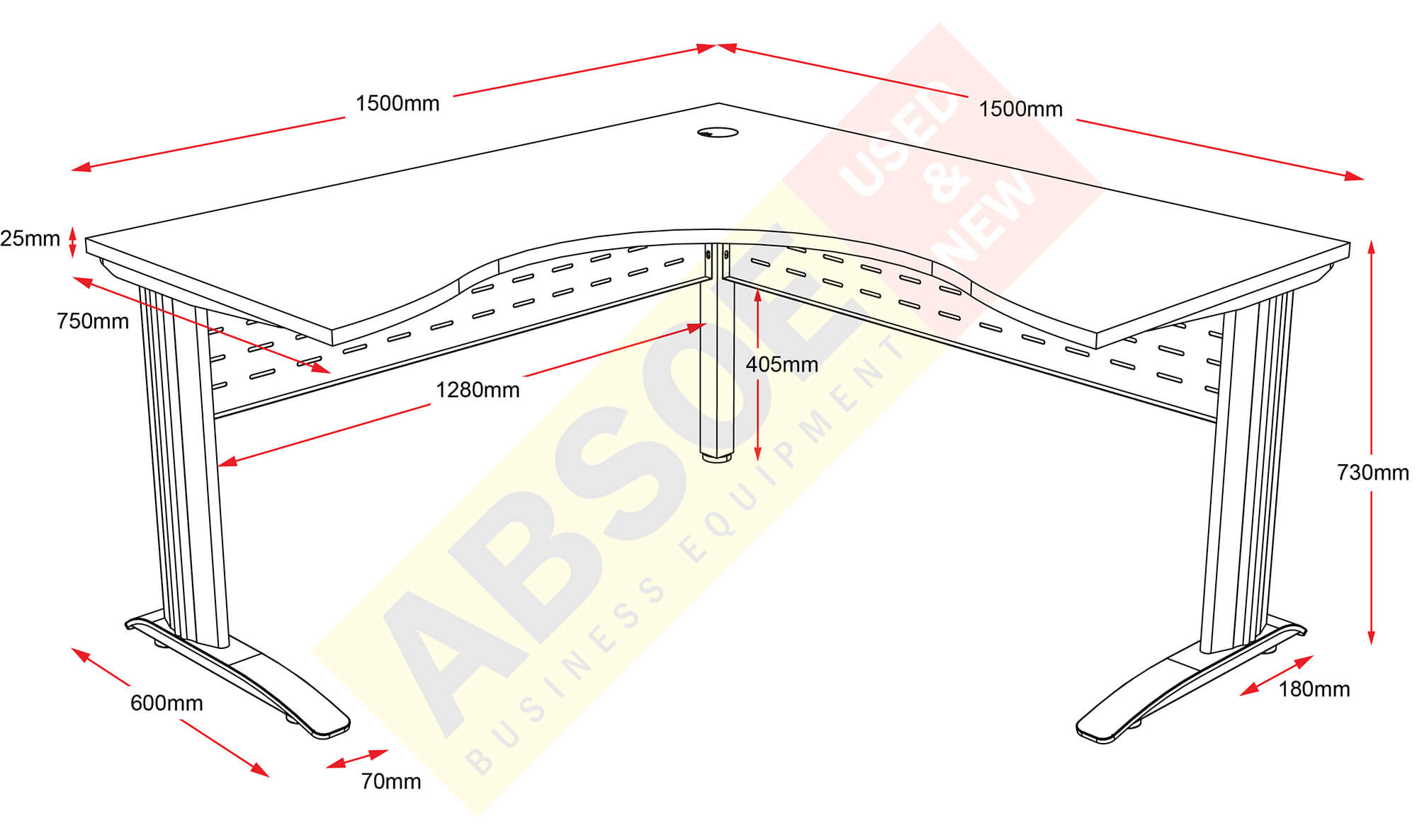 Corner Workstation | Absoe